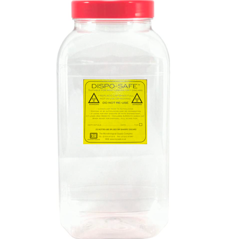 Dispo-Safe Lab Waste Jars | Autoclavable Pipette Tip Disposal ...
